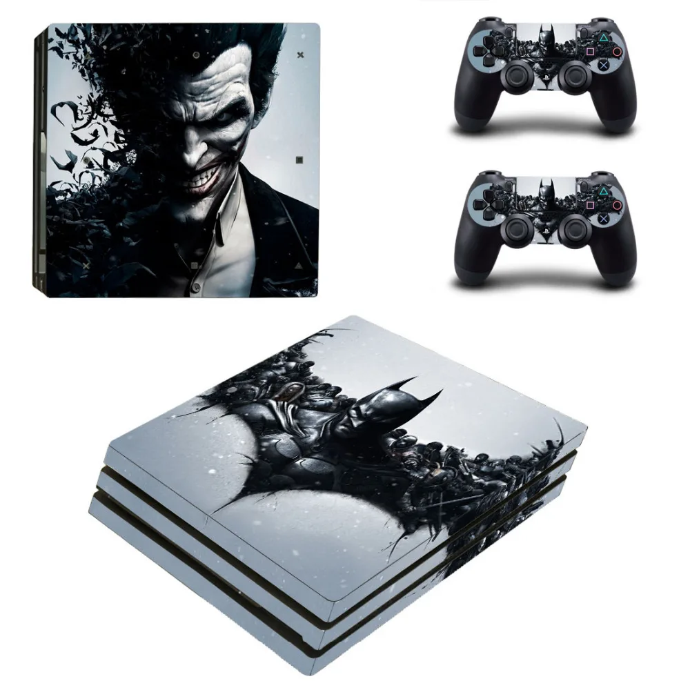 DC Batman and Joker PS4 Pro Skin Sticker - ConsoleSkins.co
