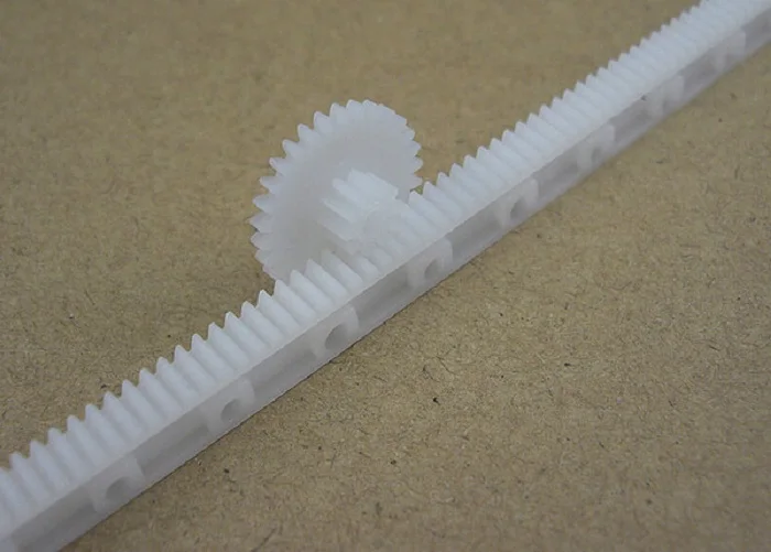 New 10pcs/lot Modulus Of 0.5 Plastic Gear Rack Drive Rod Linkage Rod ...