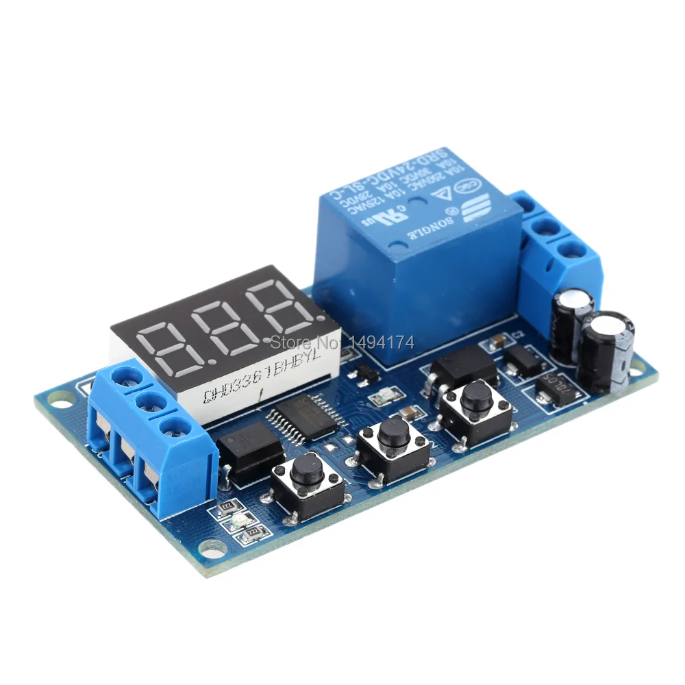 WQScosea Q8S 110 Digital 12V Home Automation Self lock Cycles Trigger ...