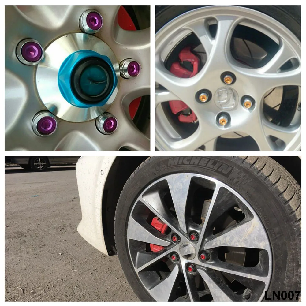 Volk Racing Concealed Heptagon Formula Steel Wheels Lock Lug Nuts M12X1 ...
