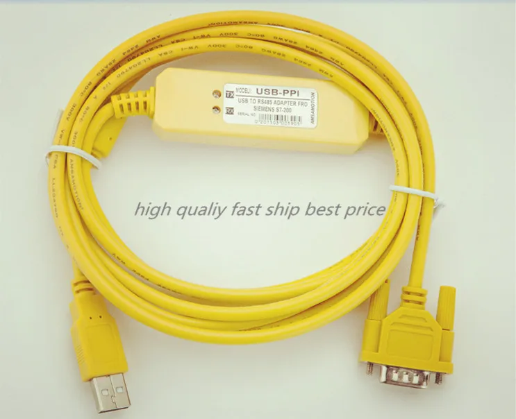 High quality PLC Cable USB PPI PLC Programming Cable PC USB to RS485 ...