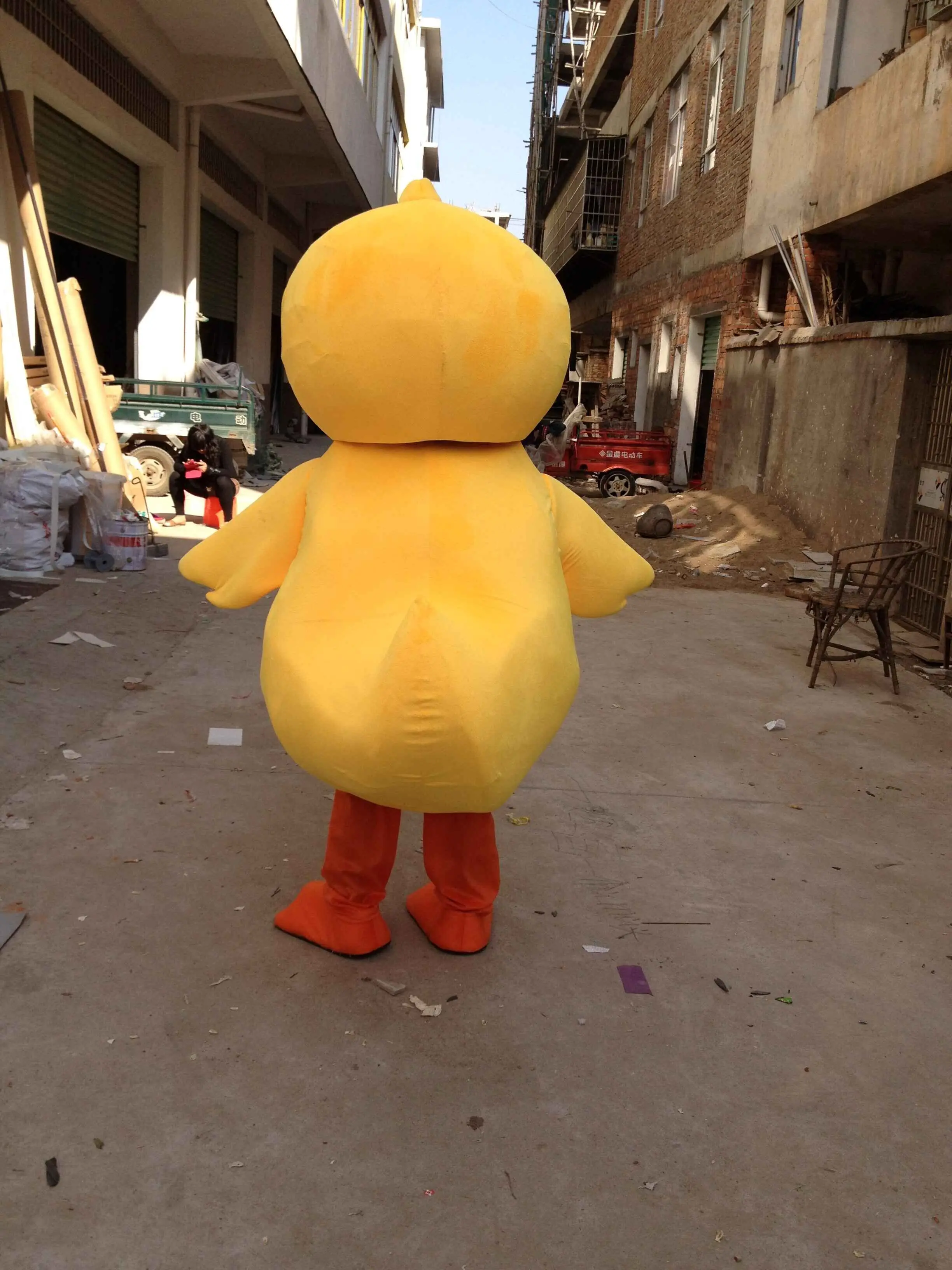 Cartoon Yellow Duck Cosplay Mascot Costume - AllCosplay.com