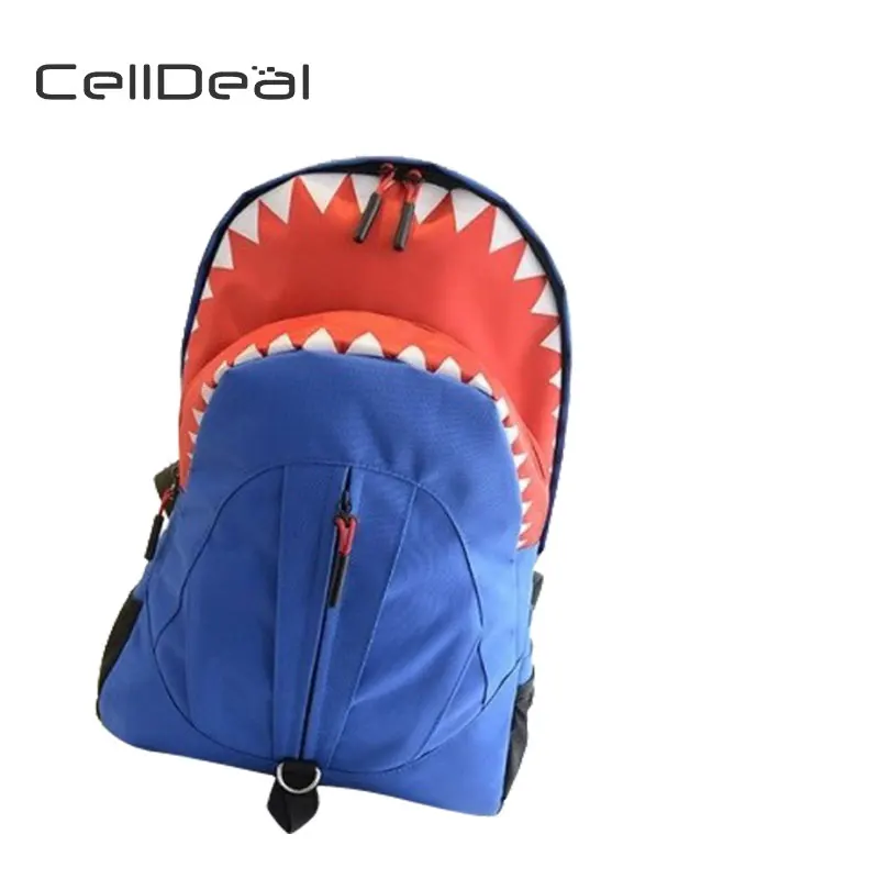 CellDeal High Quality Fashion Shark Backpack Women Big Capacity Travel ...