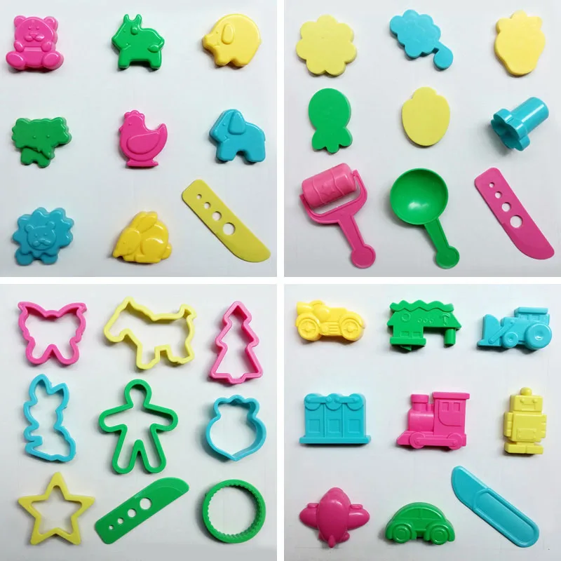 Slime Tools 36pcs/lot Playdough Model Tool Creative 3D Plasticine Tools ...