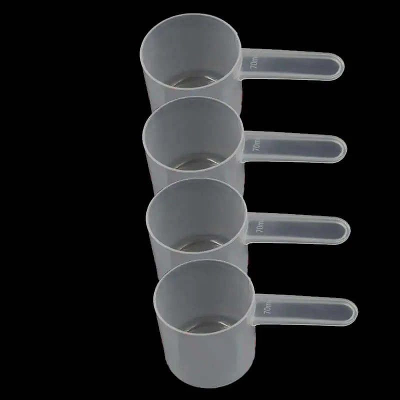 10pcs 35 Gram Spoons 35g Transparent Plastic Scoops Professional For ...