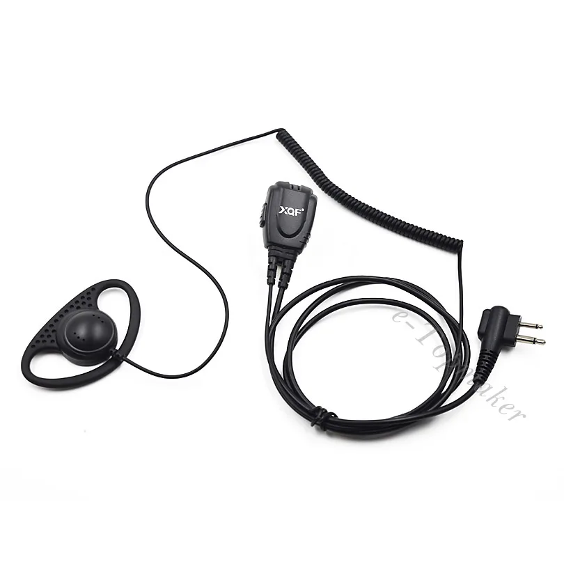 Fone de ouvido tipo gancho, xqf d fone de ouvido ptt microfone para ...