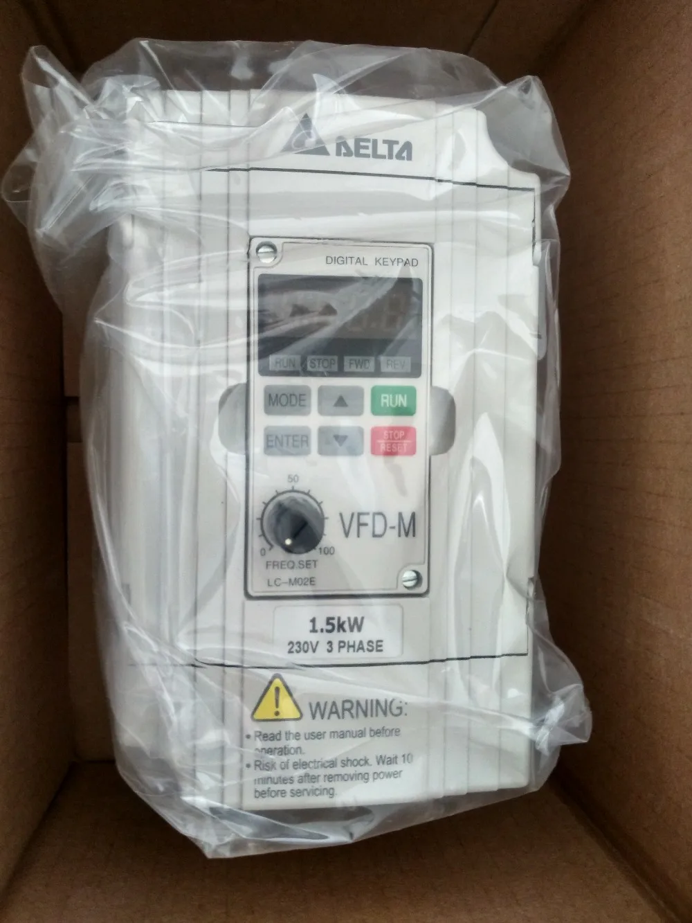 Vfd015m23a Delta Vfd-m Vfd Inverter Frequency Converter 1.5kw 2hp ...