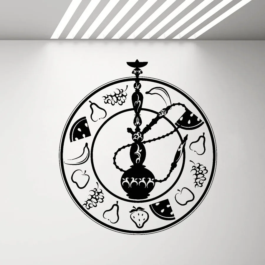 Fruit-Shisha-Vinyl-Wall-Decal-Hookah-Sticker-Lounge-Bar-Smoking-Room ...