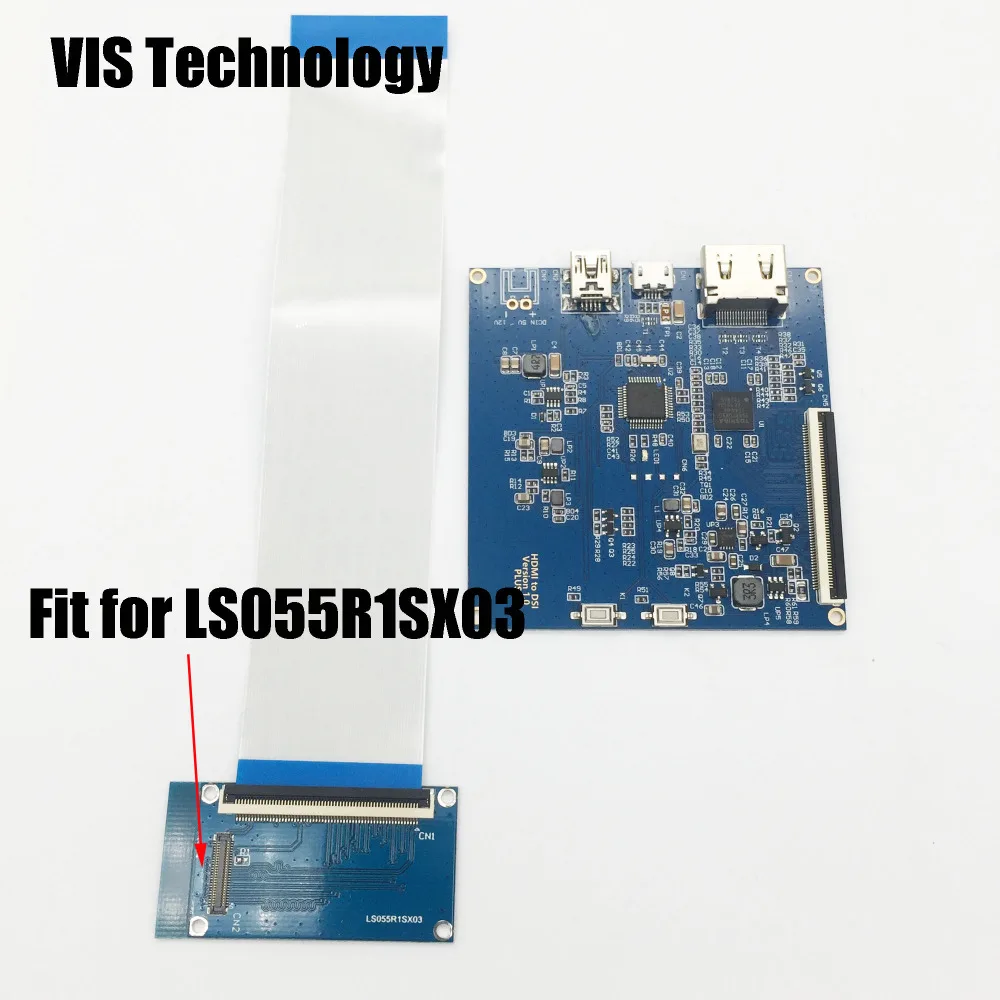 5.5 inch 2560*1440 2K LCD Screen LS055R1SX03+ HDMI to MIPI driver ...