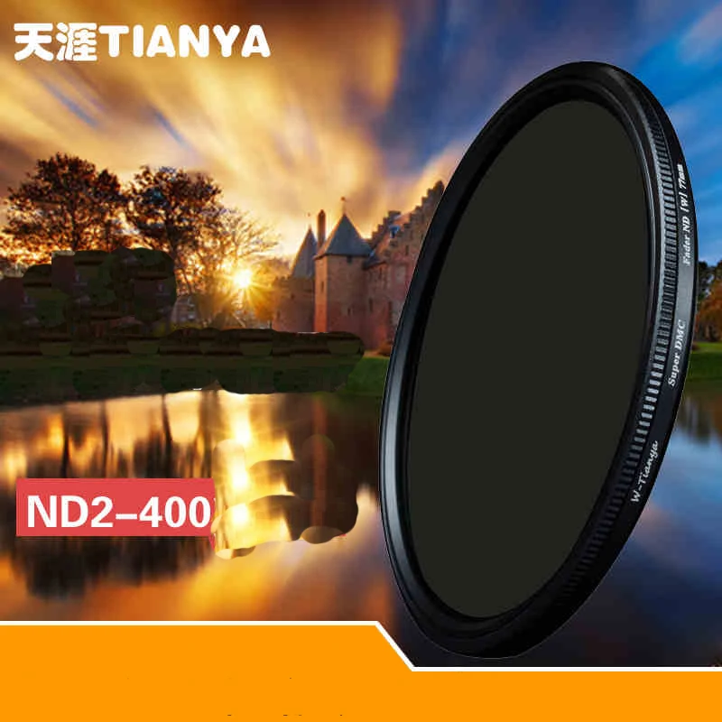 WTIANYA 67mm Slim ND2 ND400 Neutral Density Fader Variable ND Filter ...