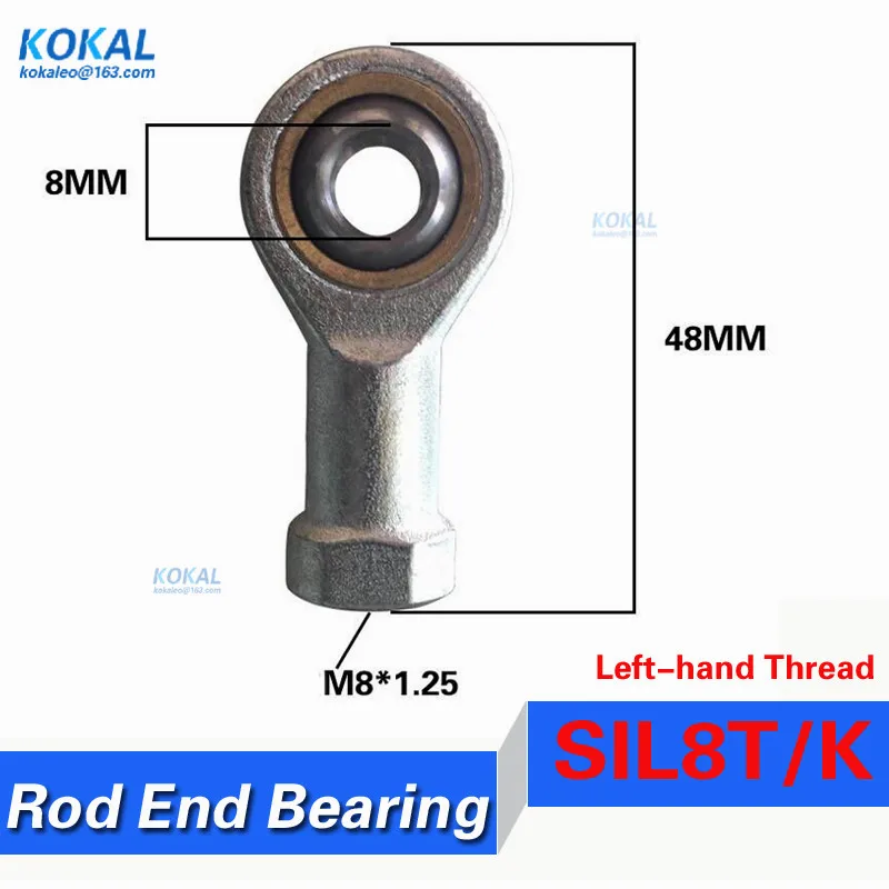 [sil8t/k] High Quality Sil8t/k Phsal8 Inner 8mm Rod Ends Joint Bearing ...