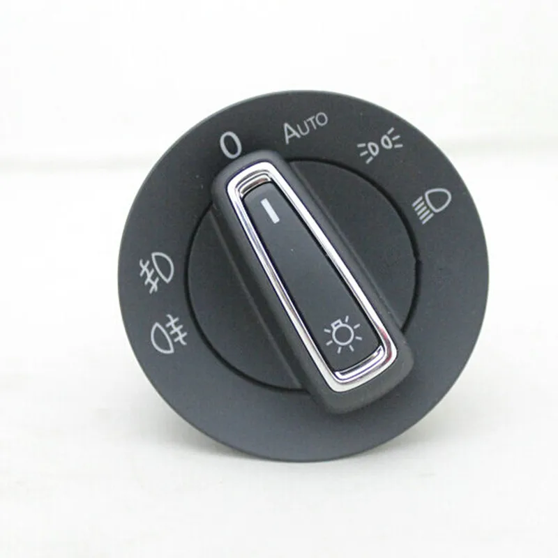 Chrome Auto Headlight Switch Head Light Control SWITCHES BUTTON FOR VW ...