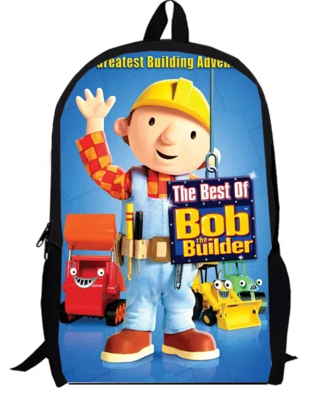 17inch bob the builder backpack double layer children anime primary ...