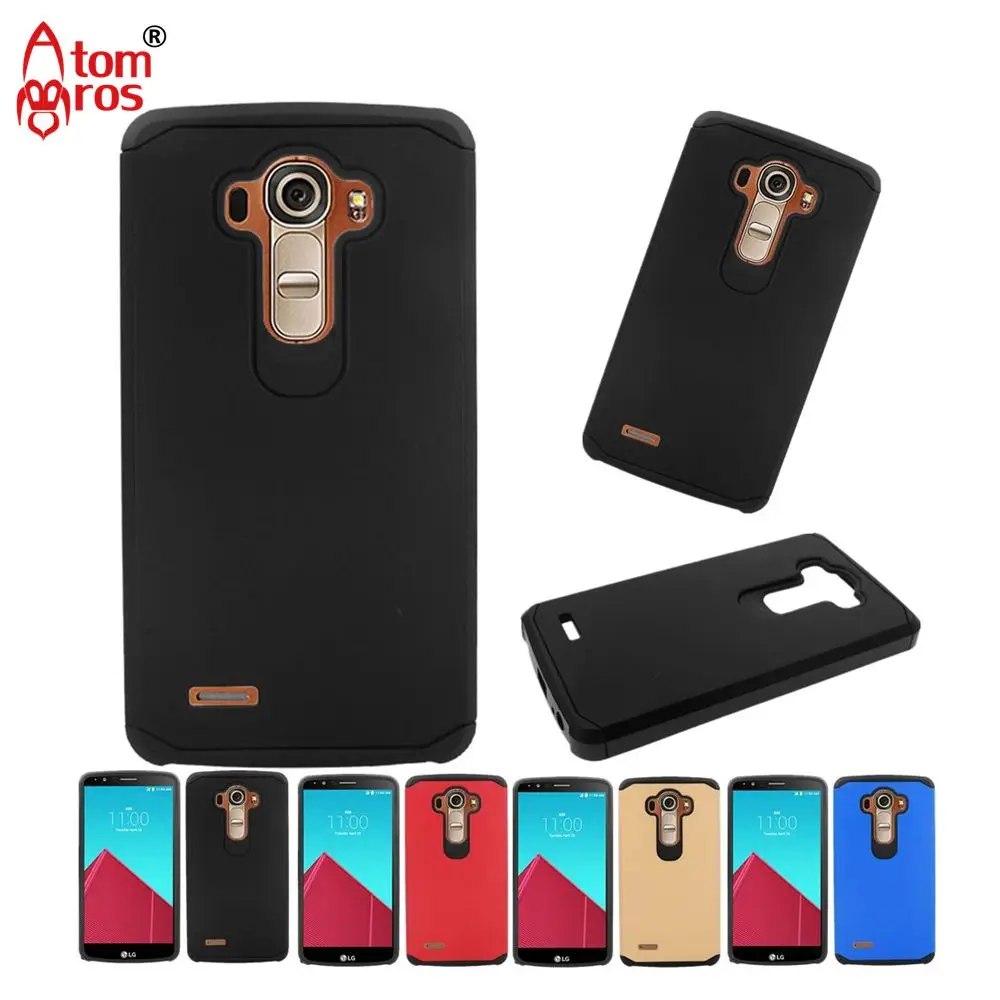 Hybrid Rubber Shockproof Impact Armor Hard Case For Lg G4 Stylus G