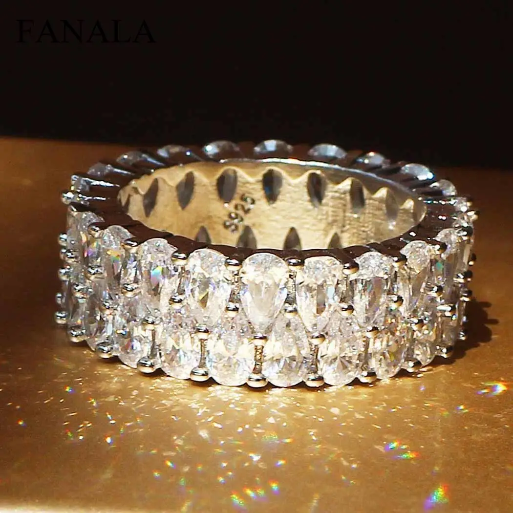 Rhinestone Fashion Casual Women Decoration Ring Various Sizes-in Rings ...