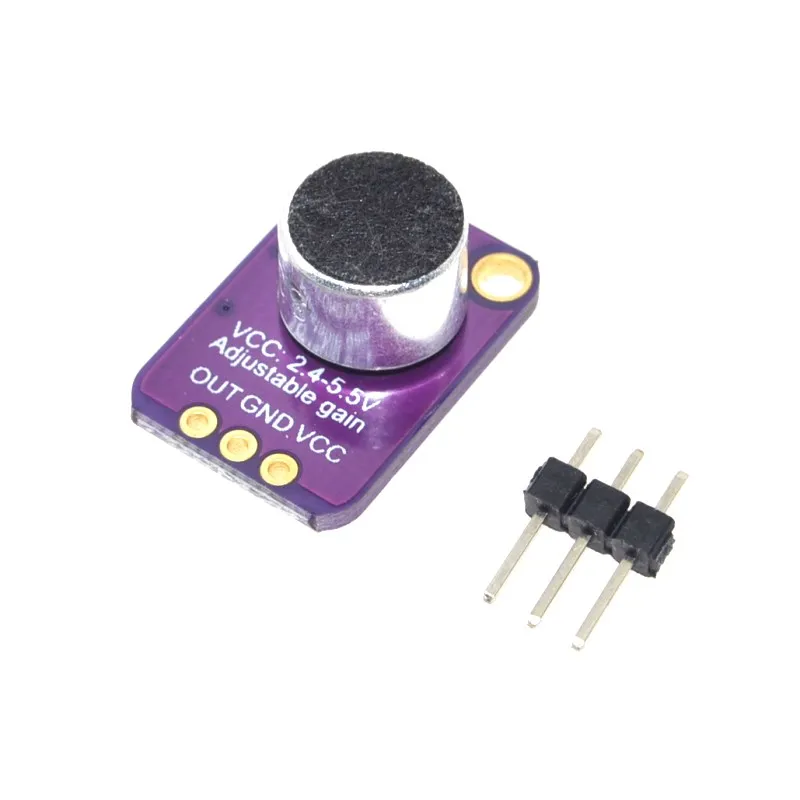 GY MAX4466 Electret Microphone Amplifier Module MAX4466 Adjustable Gain ...