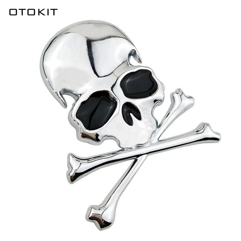 3D-Metal-Zinc-Alloy-Skull-Skeleton-Crossbones-Car-Motorcycle-Sticker ...