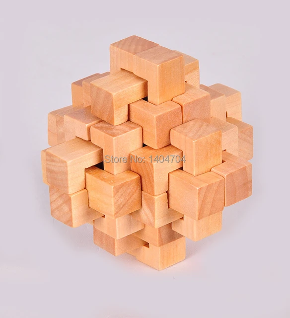 Chinese Wooden Puzzle Cube Directions