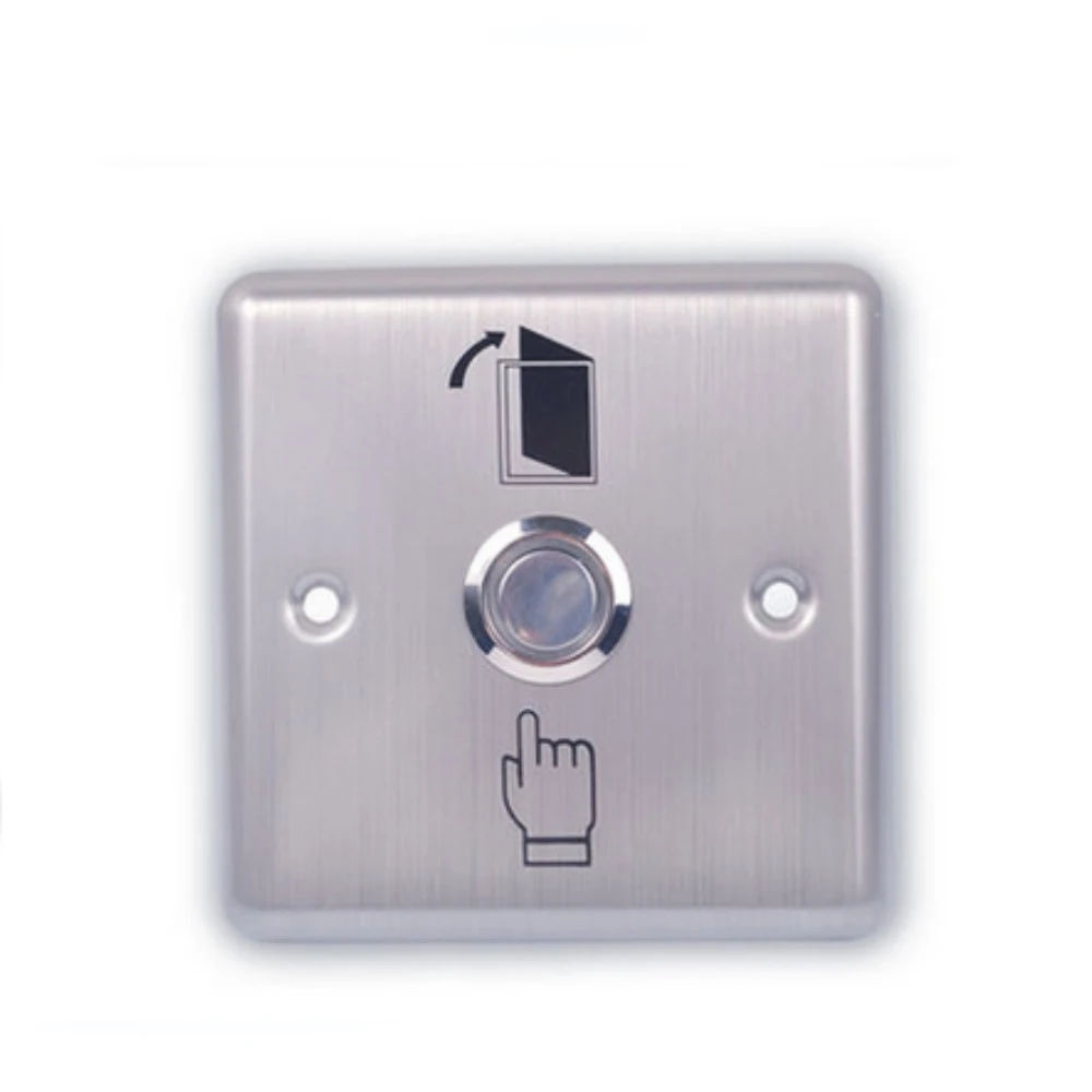 Free-shipping-metal-shell-86X86mm-Door-Release-Exit-Button-Sensor ...