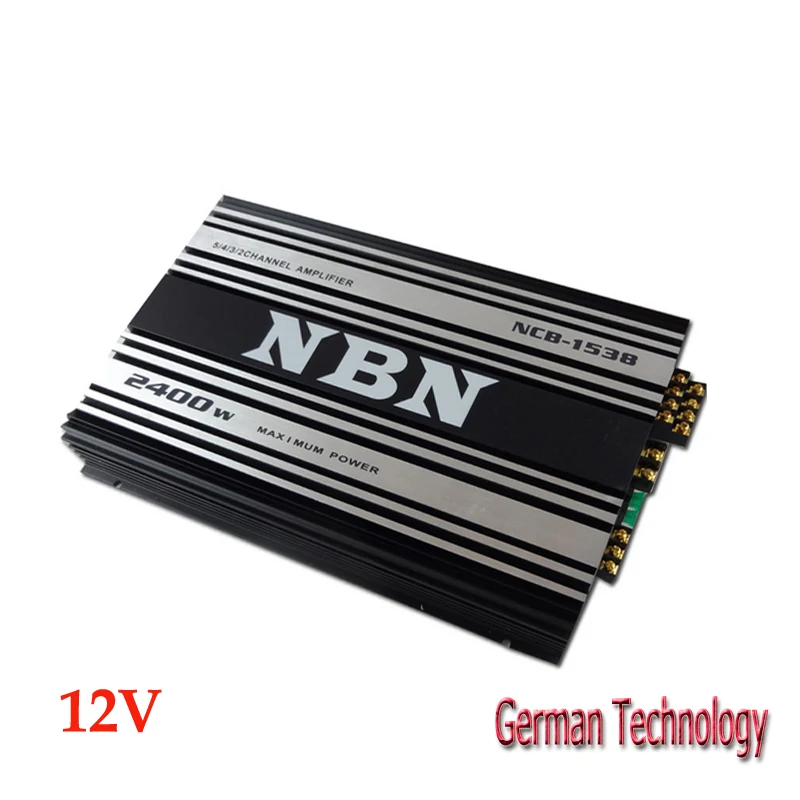 5 Channel High Super Powerful Class AB Audio Amplifier, 12V 2400watts ...