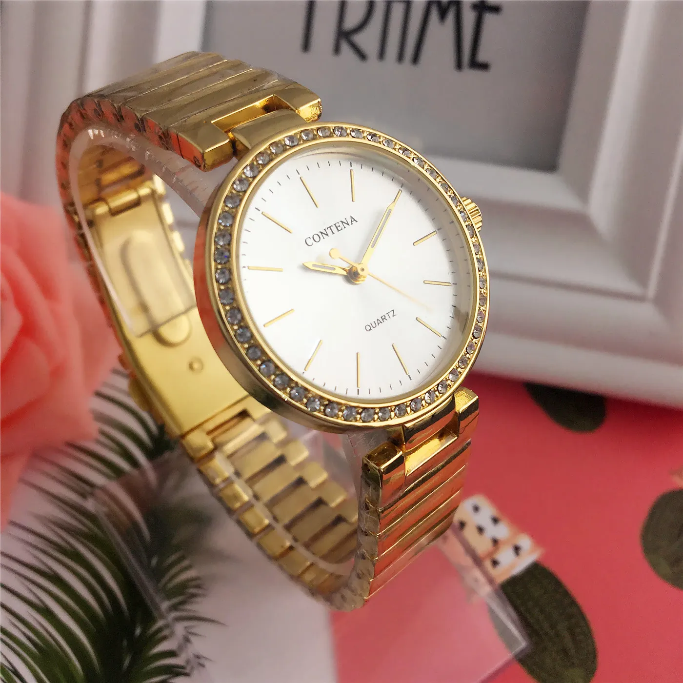 CONTENA new Geneva Japan movement Quartz Watch Fashion Ladies Watch ...