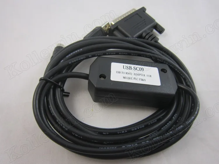 Usb-sc09 Rs422 Plc Programming Cable For Fx And A Series Usbsc09 , Usb ...