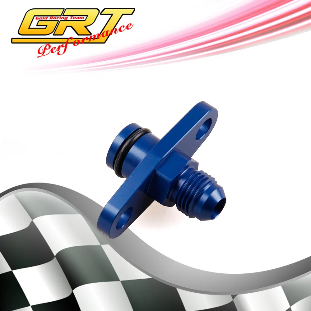 GRT AN 6 Aluminum Oil Turbo drain adapter turbo Flange turbo charger ...
