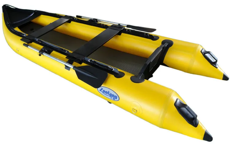 Wholesale custom motorized canoe double bottom kayaking drawing air ...