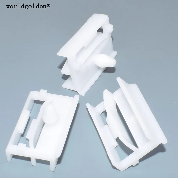 World golden 씰 사이드 스커트 몰딩 클립, 도어 트림 패널 패스너 클립, BMW E36, E46 자동차 플라스틱 리벳 ...