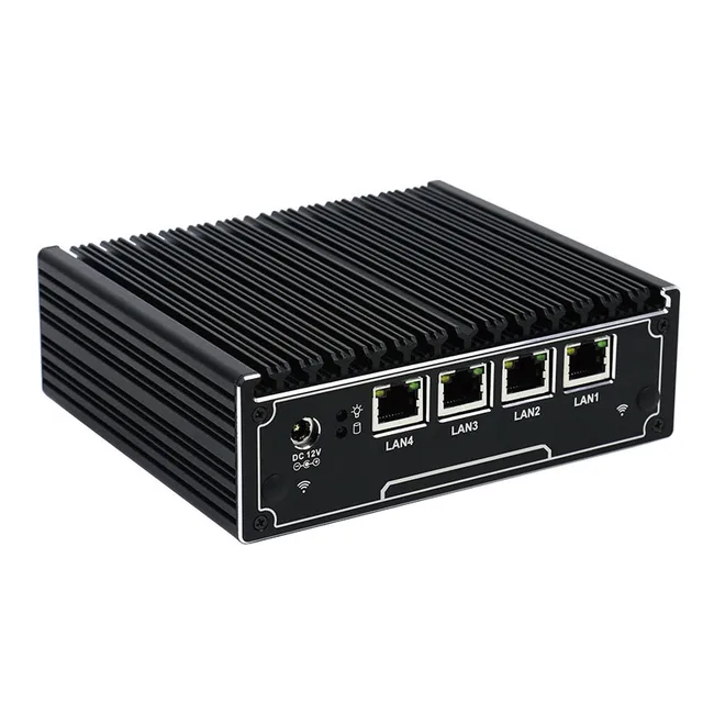 Cheap 4*LAN Firewall Server Router Mini Itx Case Mini PC with Celeron ...