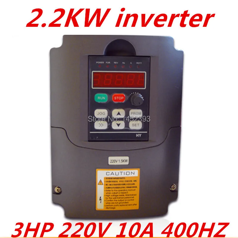 Купить 2.2 кВт 220 в преобразователь частоты 400 гц VFD по груди ...