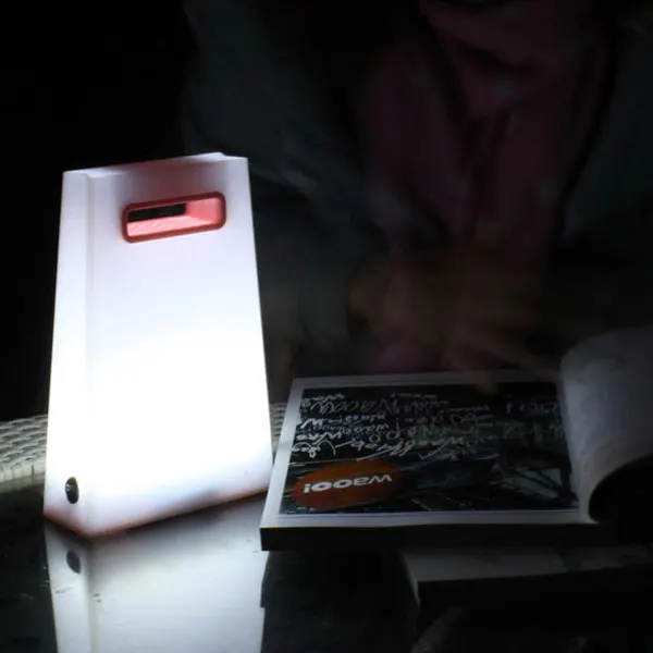 Iguardor Fashion Paper Bag Style Led Hand Lamp Portable Lanterns Pink ...