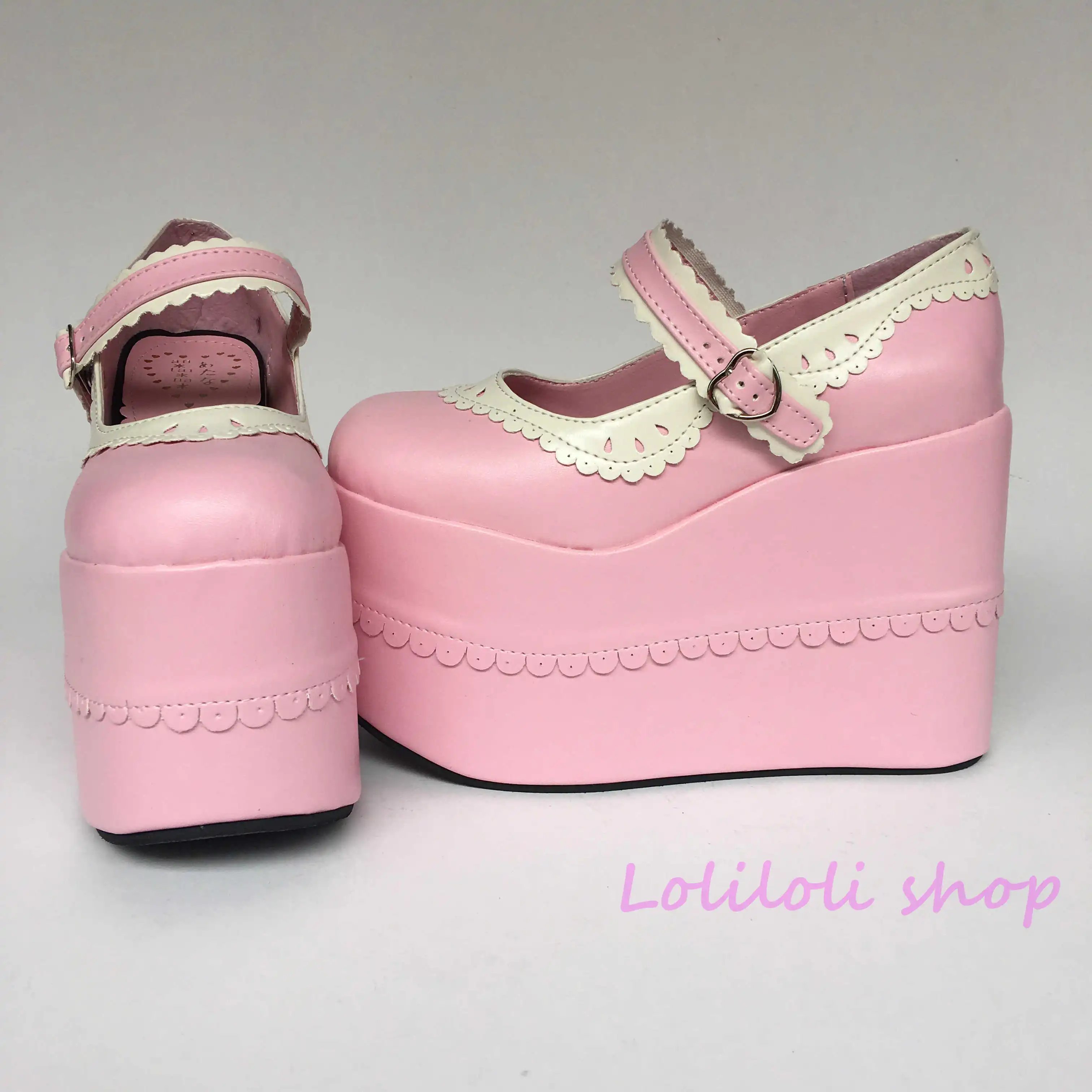 Princess sweet lolita shoes Lolilloliyoyo antaina Japanese design shoes ...