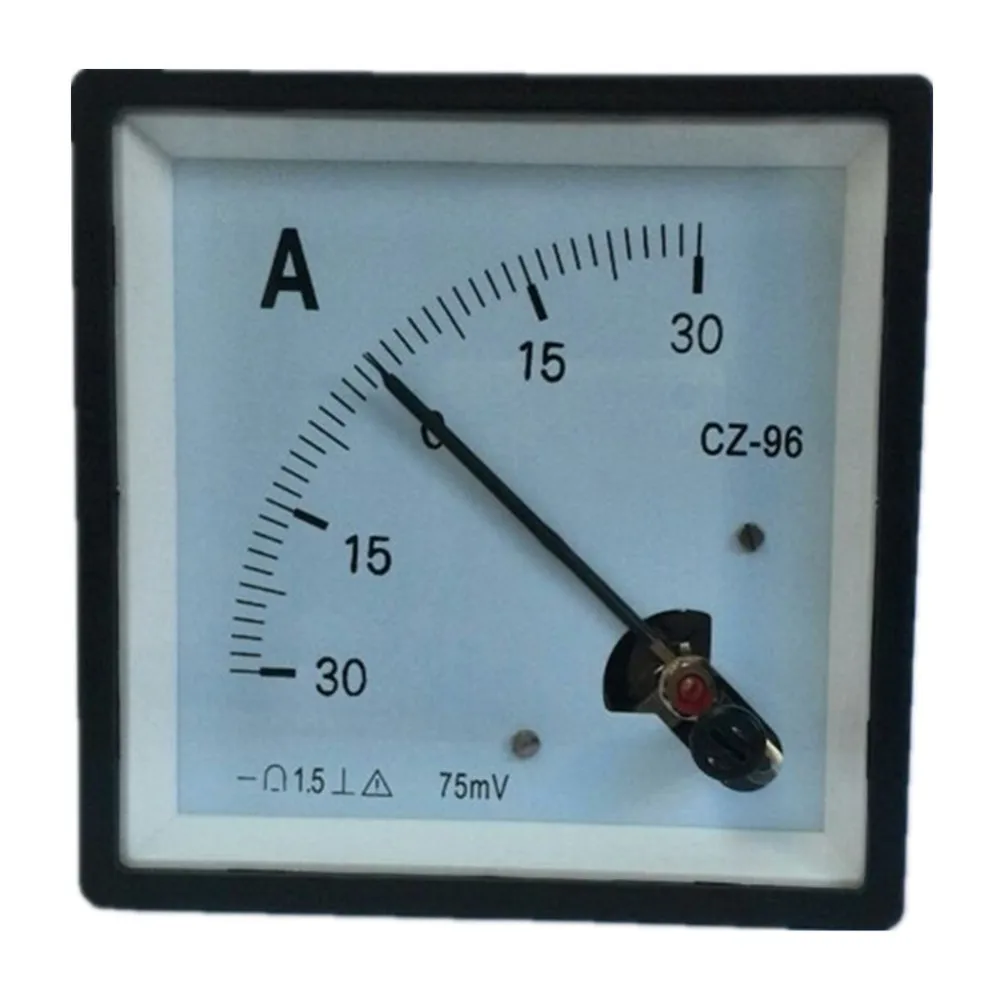 DC -30A-0-30A +-30A -10A -15A -20A -50A -75A Analog Ammeter Panel AMP ...