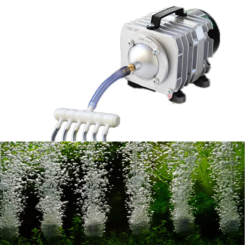 25w/30w/35w/45w 220v Electromagnetic Air Compressor Super Aquarium Air ...