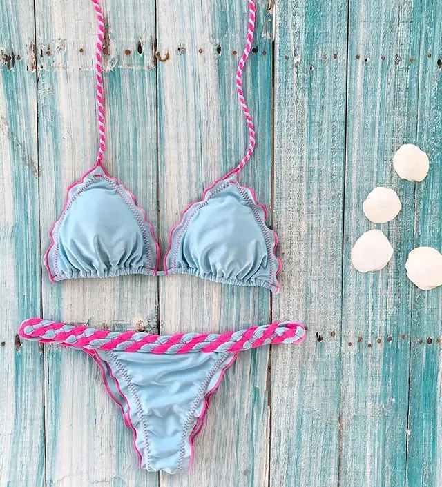 New Sexy 2017 Bikinis Set Swim Womens Swimsuits Biquinis Bathing Suit Swimwear Female Two Piece