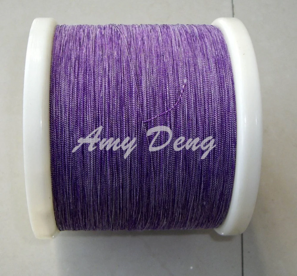 500meters/lot 0.07x7 shares many stocks of natural silk covered wire ...