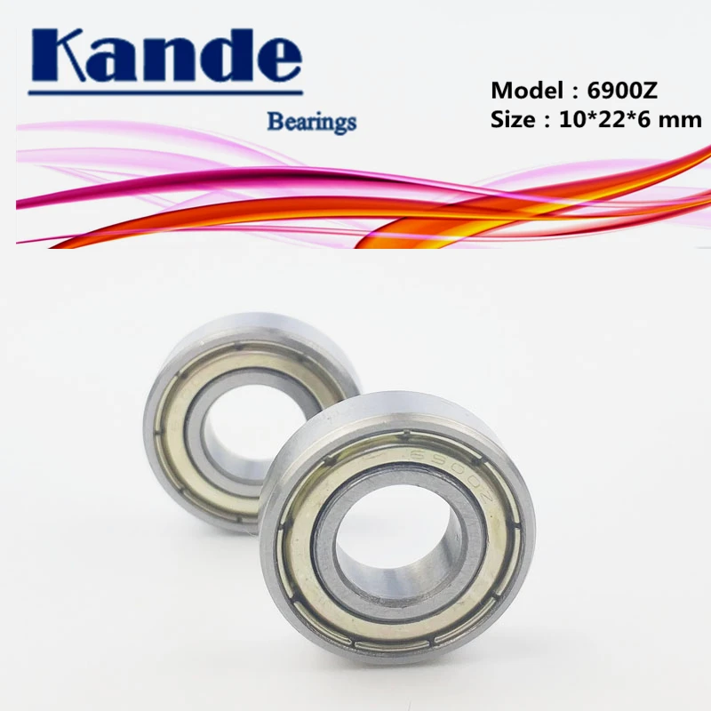 6900 ZZ 10pcs ABEC 1 6900ZZ Thin Section Deep Groove 6900 Ball Bearing ...