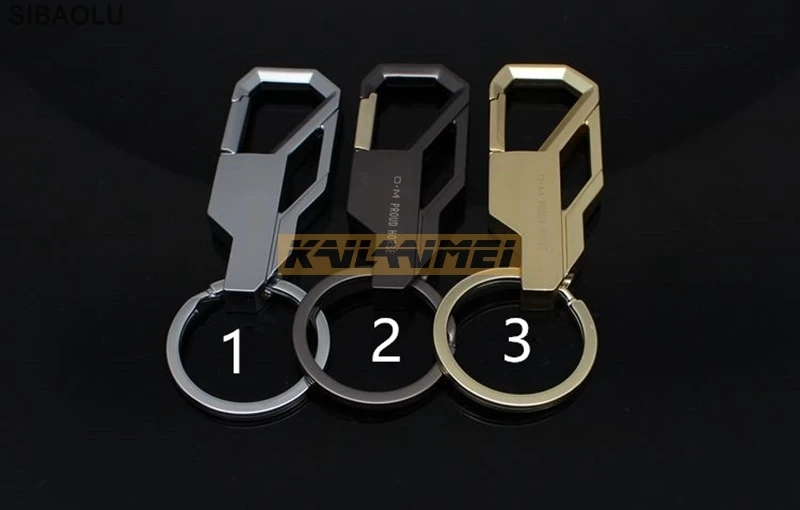 200pcs Design Cool Personalised Luxury Manual metal inlay Keychain Car ...