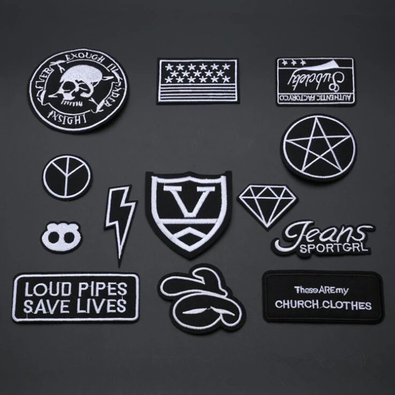 Embroidered Military Patch Lot | Patches Iron Set Army Clothing ...