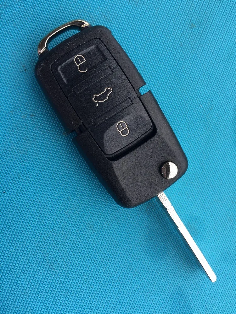 For Seat Ibiza Altea Alhambra Leon Toledo Fr 2/3 Button Folding Remote ...