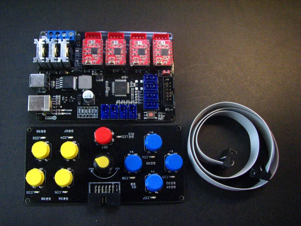 Electronic-blocks-DIY-CNC-4-axis-engraving-machine-control-panel-laser ...
