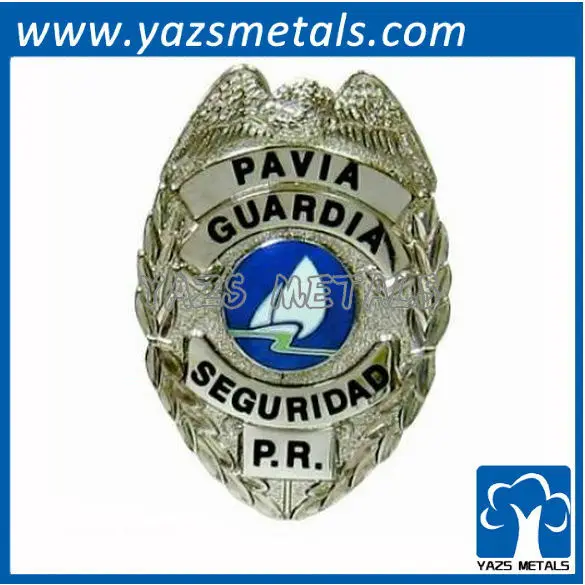 custom security guard badge Metal Zinc alloy Casting NOT FOR SALES OEM ...