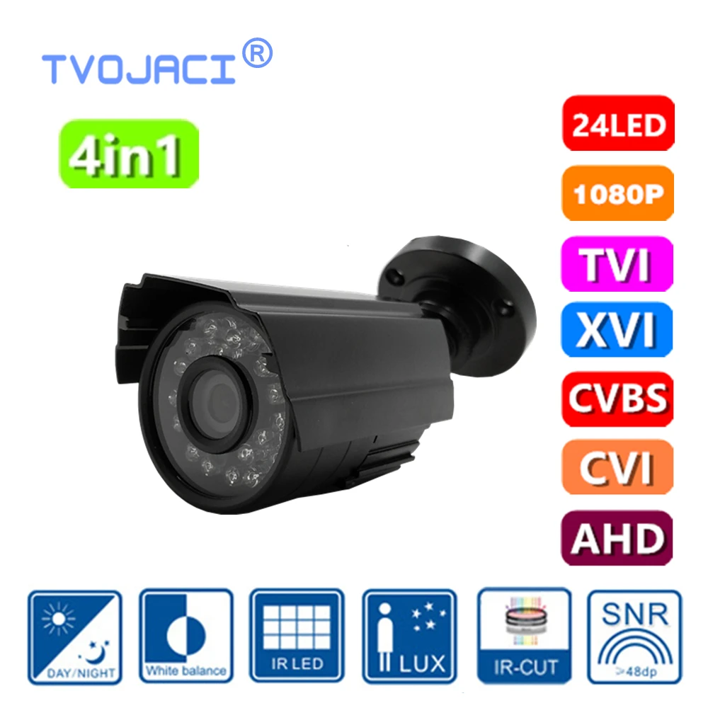 Surveillance Camera XVI Analog High Definition 1/3'' CMOS 2.0MP 1080P ...