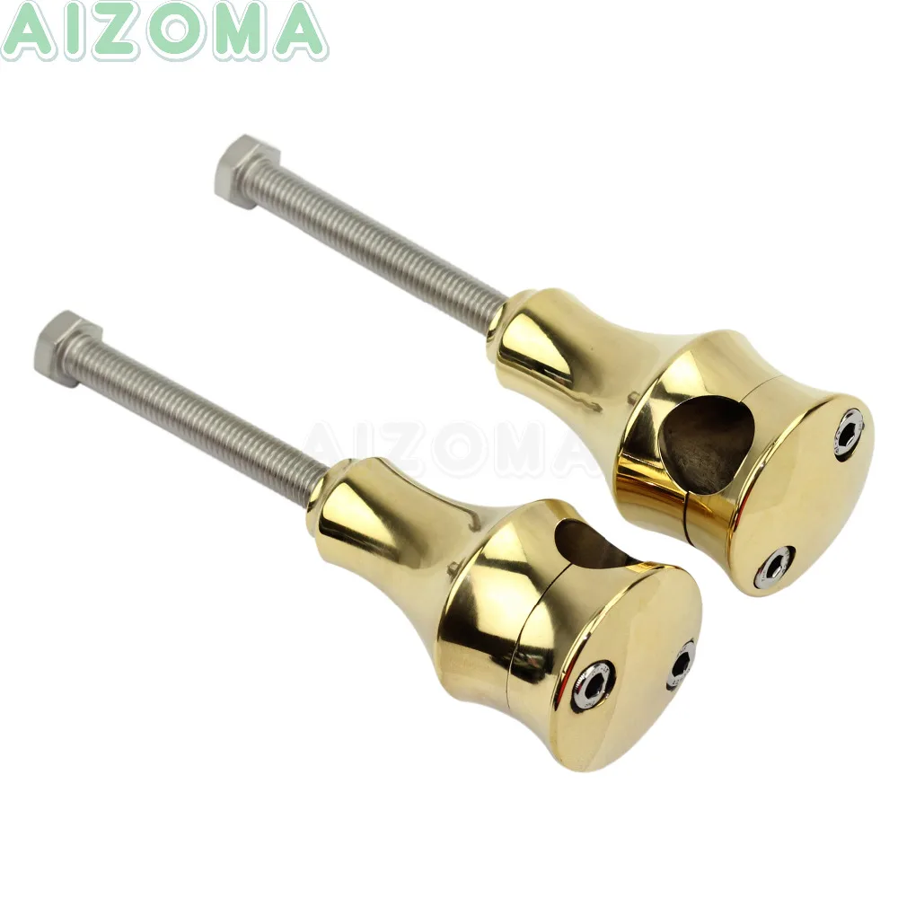 Motorcycle-1-25-4mm-Brass-Handlebar-Risers-For-Harley-Softail-Dyna ...