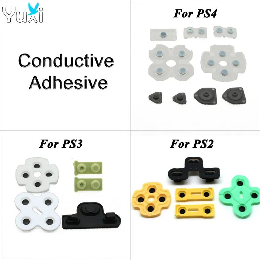 Replacement Parts | Ps3 Rubber Pads | Ps4 Conductive | Adhesive Pad ...
