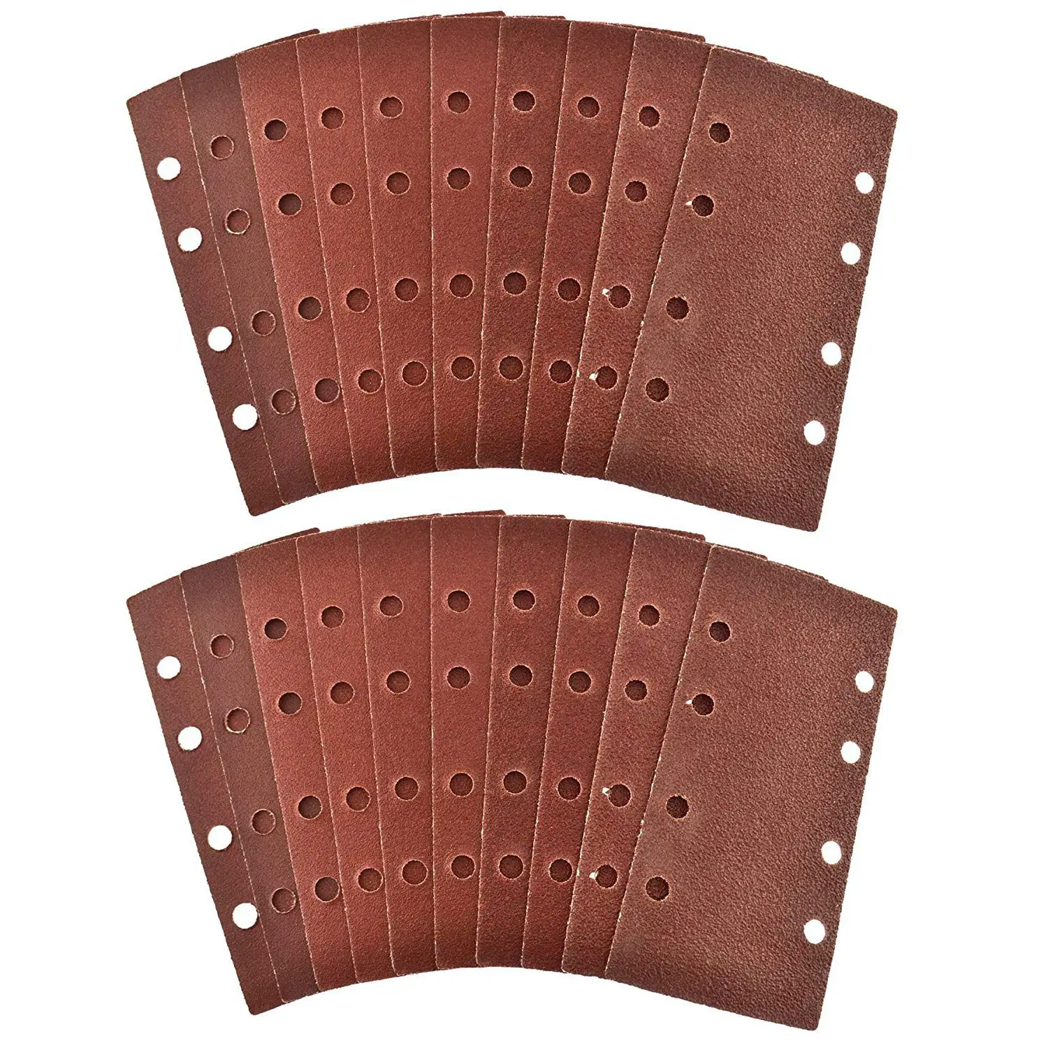 Hook Loop 1 3 Sheet Sanding Sander Sandpaper Pads 20 Pack Mixed Grit 40 Hook Loop 1 3 Sheet Sanding Sander Sandpaper Pads 20 Pack Mixed Grit 40