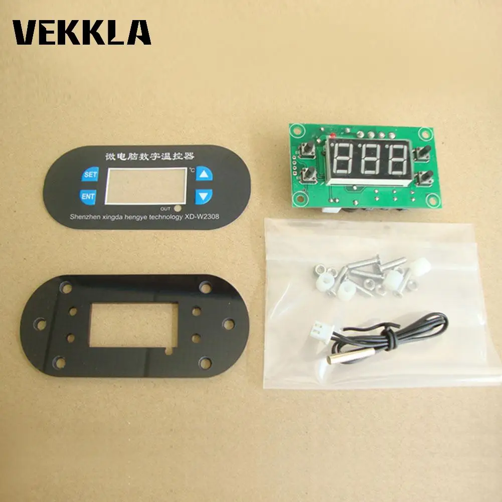 1pc 12v Heat Cool Regulator Controller Digital Thermostat Temperature ...