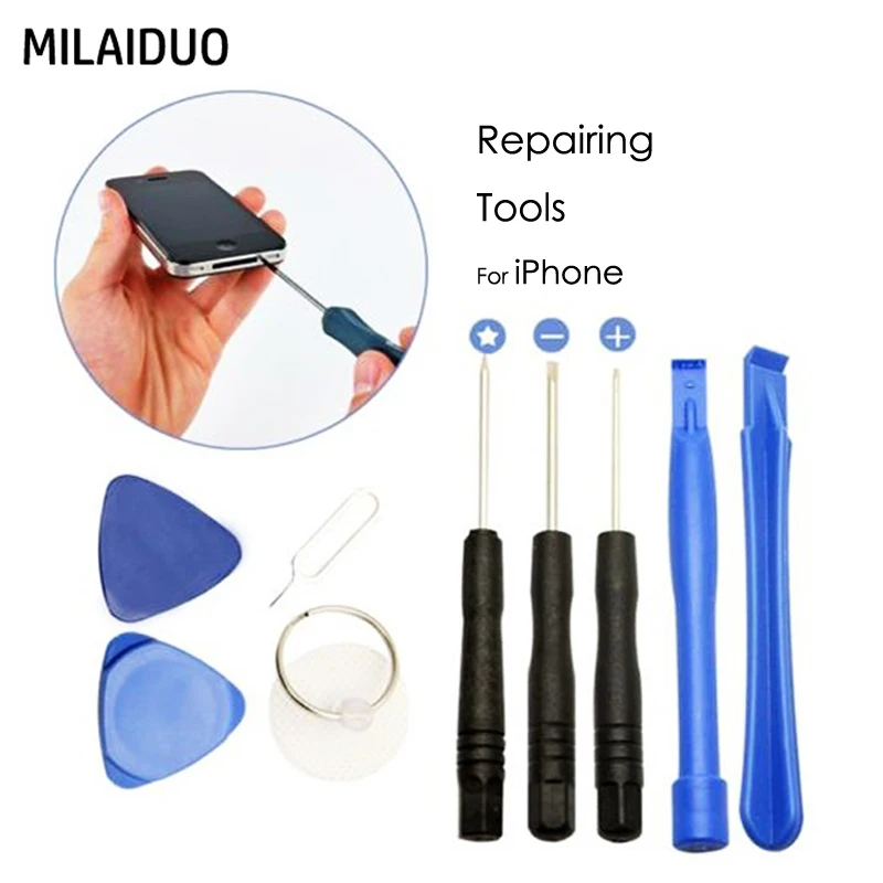 9 in 1 For iPhone Professional Mobile Phone Repairing Tool Kit Spudger ...