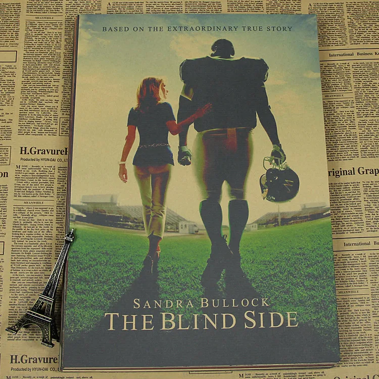 Vintage Poster The blind side sports movie poster poster paper drawing ...